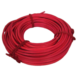 Rattan 6mm Round 250g Red