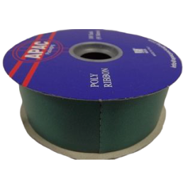 2inch x 100yds Hunter Green Poly Ribbon