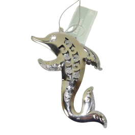 11cm Sparkle Dolphin Silver