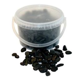4kg Bucket 5-8mm Stones Black