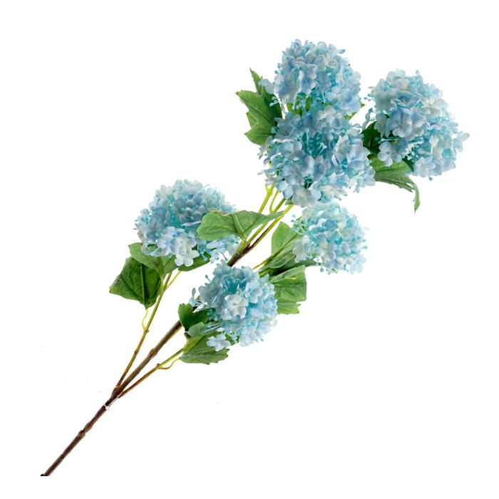 Snowball Viburnum Bush - Aqua (6 heads, 96cm long)